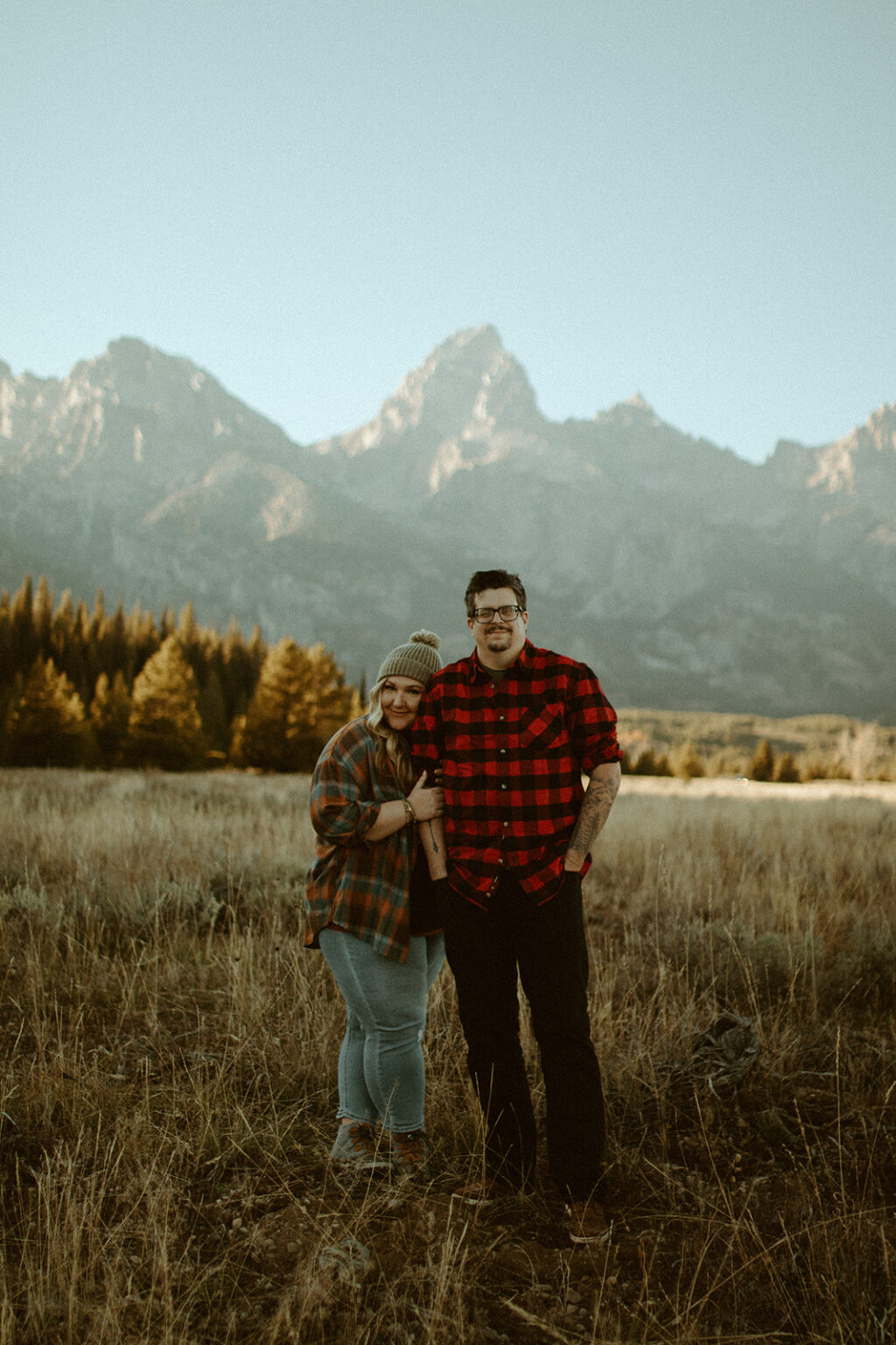 Windy Point Turnout Grand Teton National Park Anniversary Session