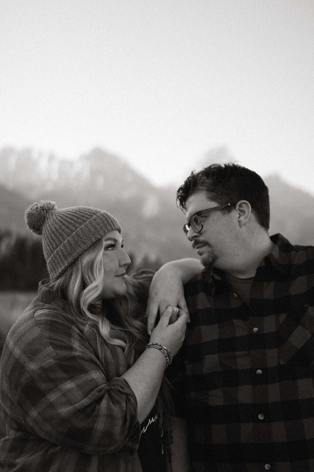 Windy Point Turnout Grand Teton National Park Anniversary Session