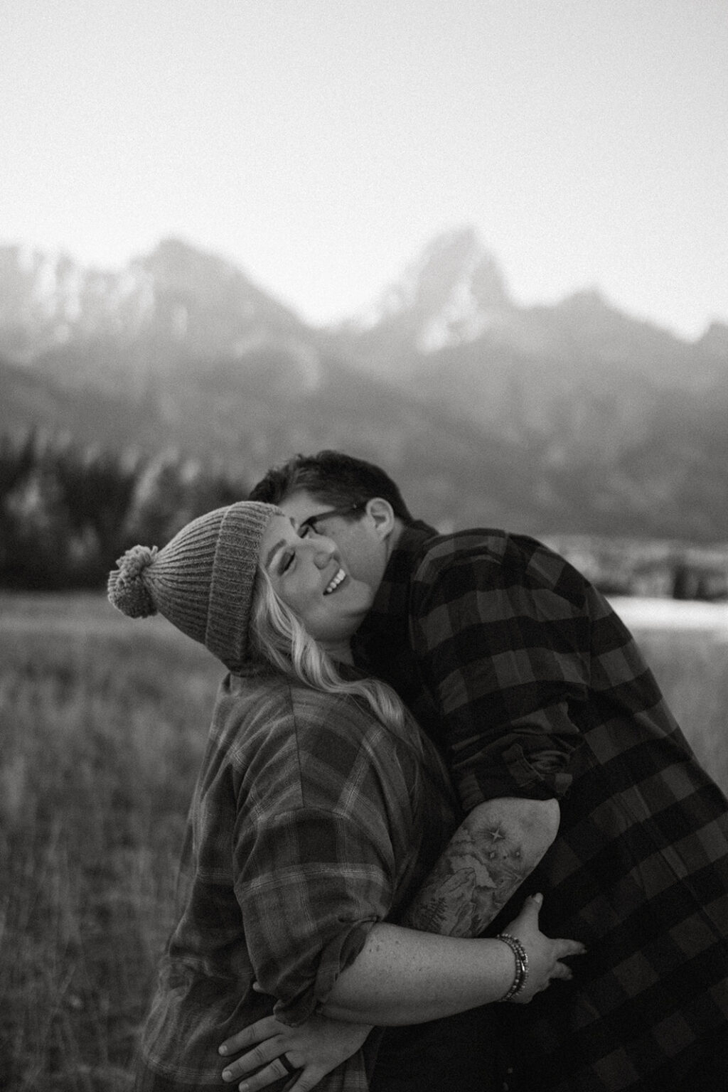Windy Point Turnout Grand Teton National Park Anniversary Session