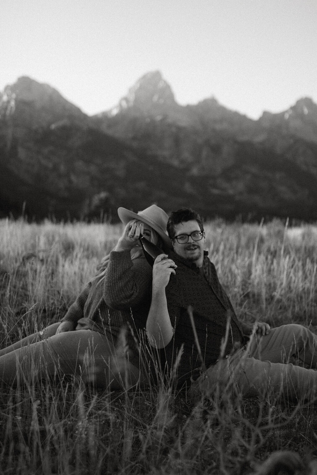 Windy Point Turnout Grand Teton National Park Anniversary Session
