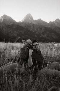 Windy Point Turnout Grand Teton National Park Anniversary Session
