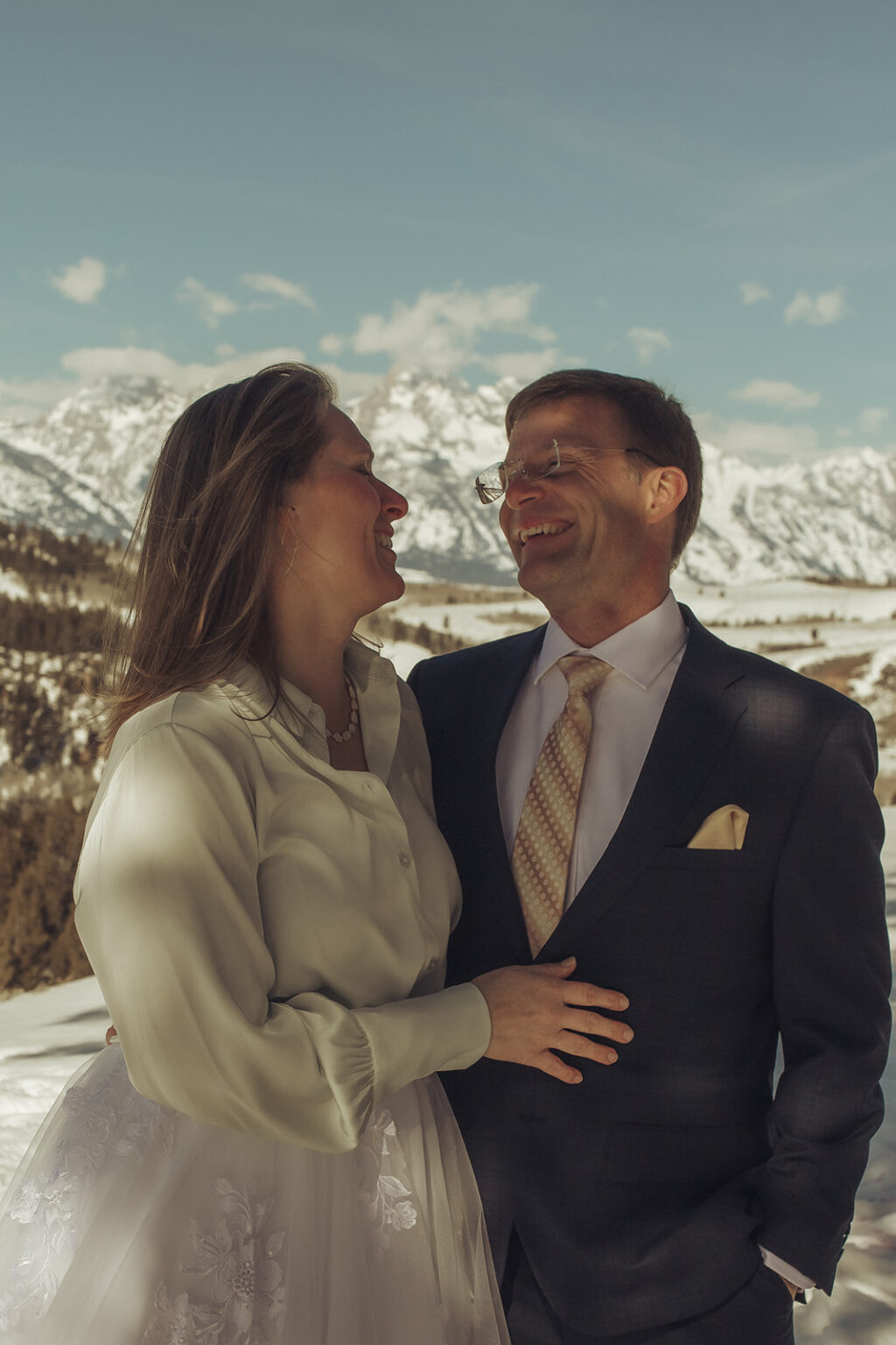 Nina + Trent Wedding Tree Elopement