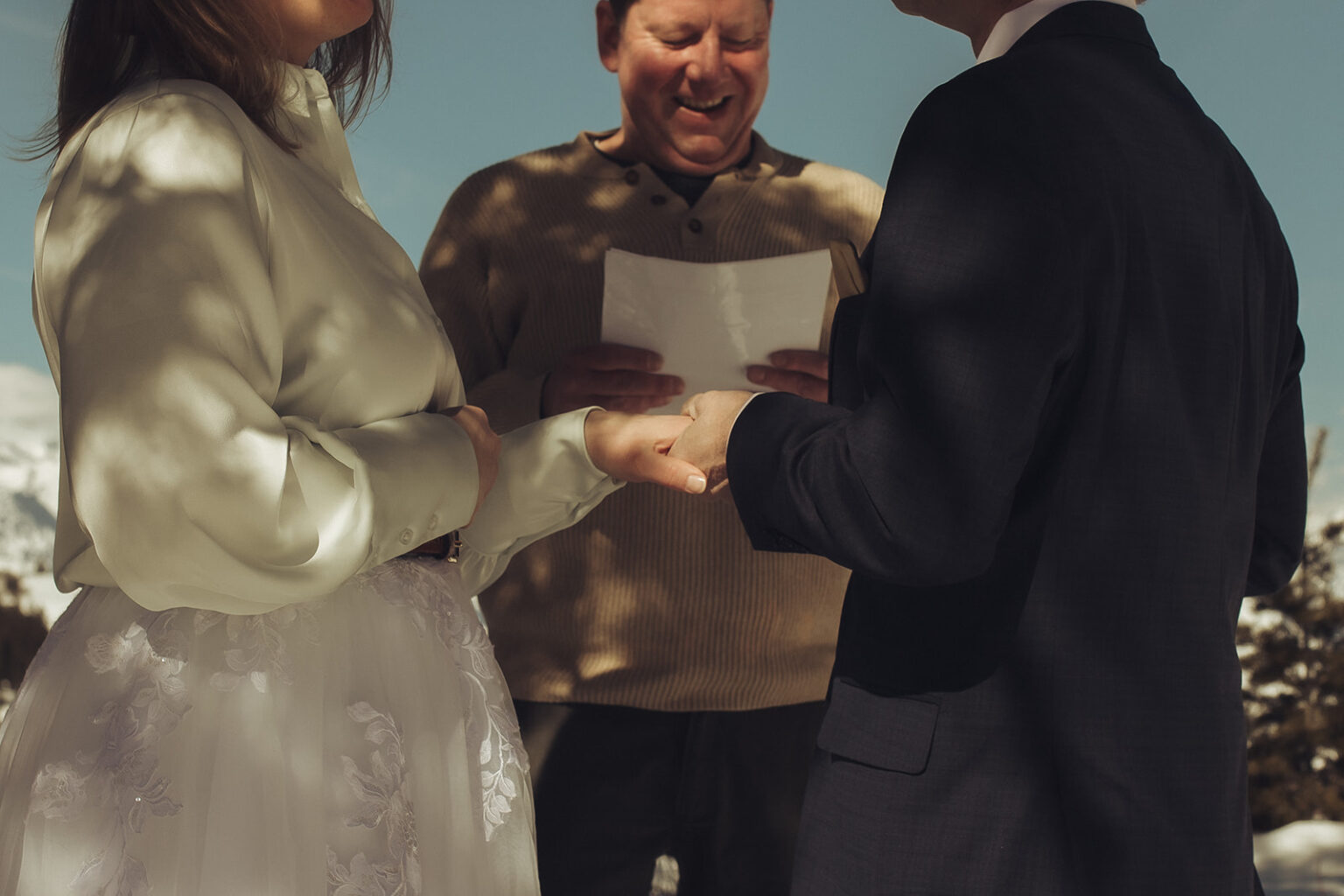 Nina + Trent Wedding Tree Elopement