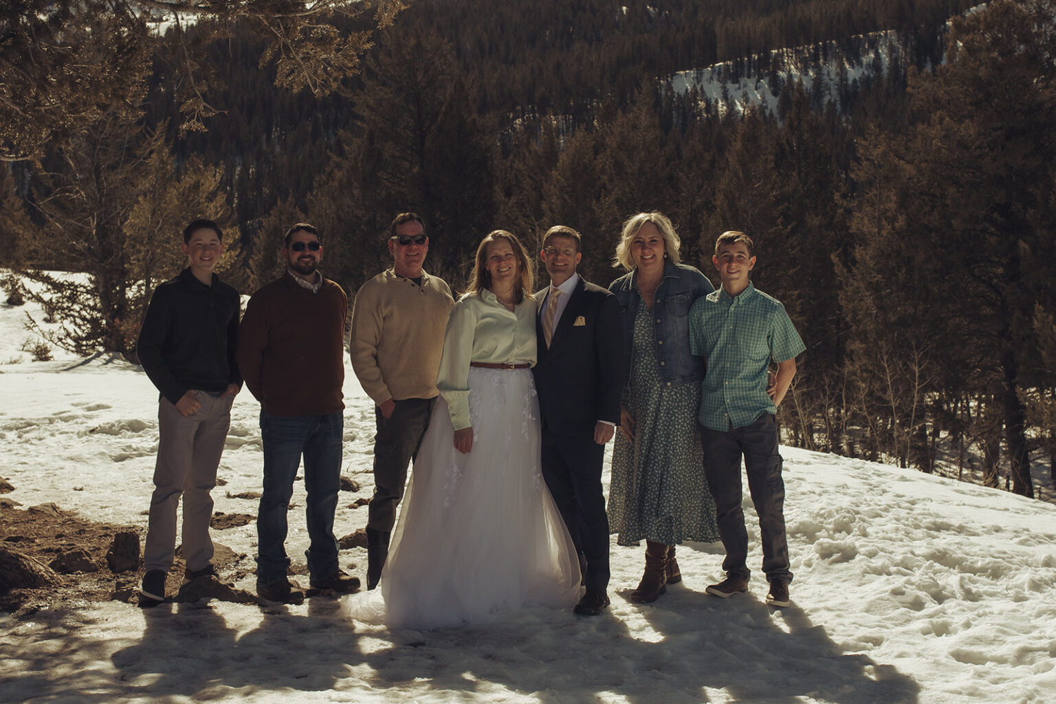 Nina + Trent Wedding Tree Elopement