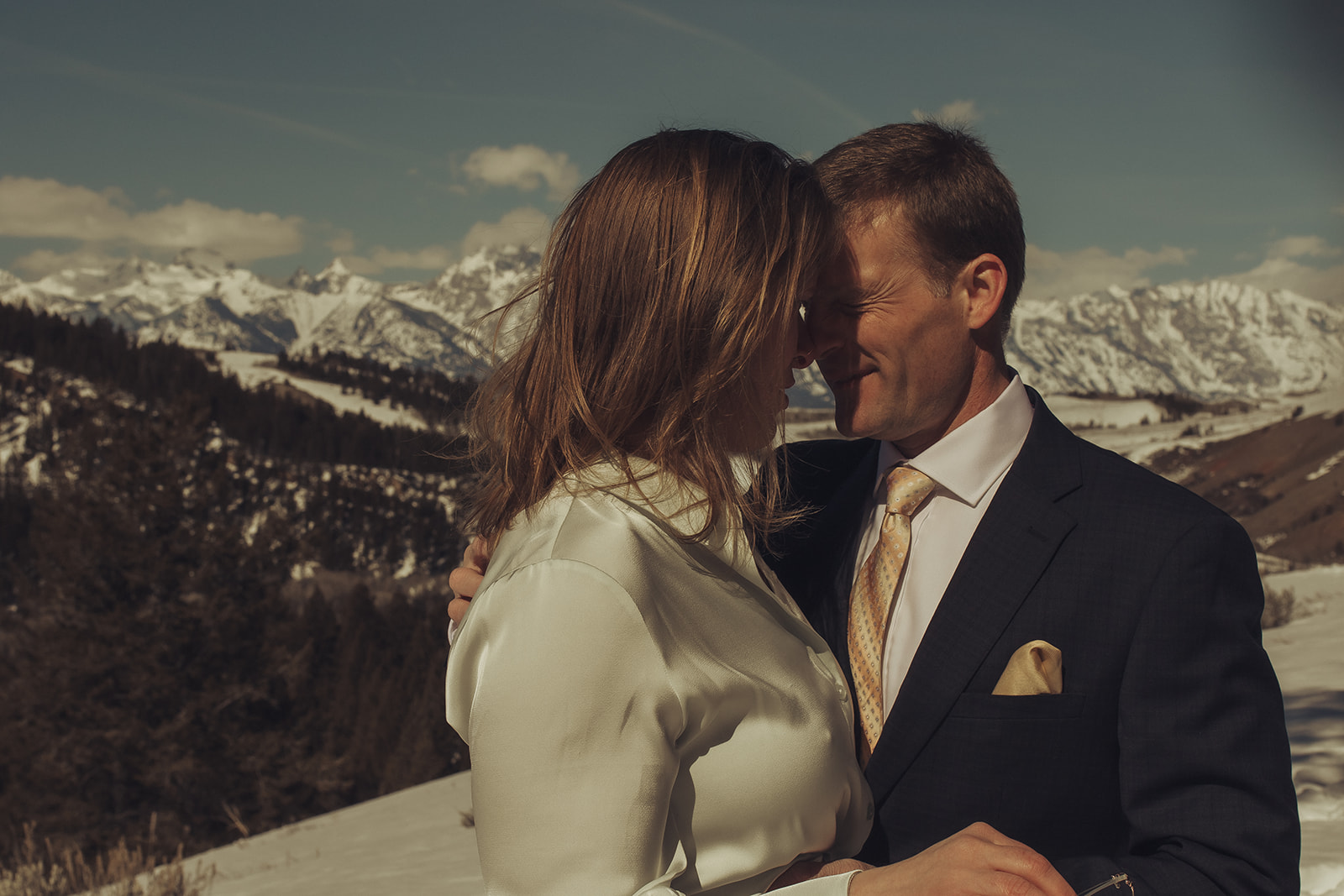 Nina + Trent Wedding Tree Elopement