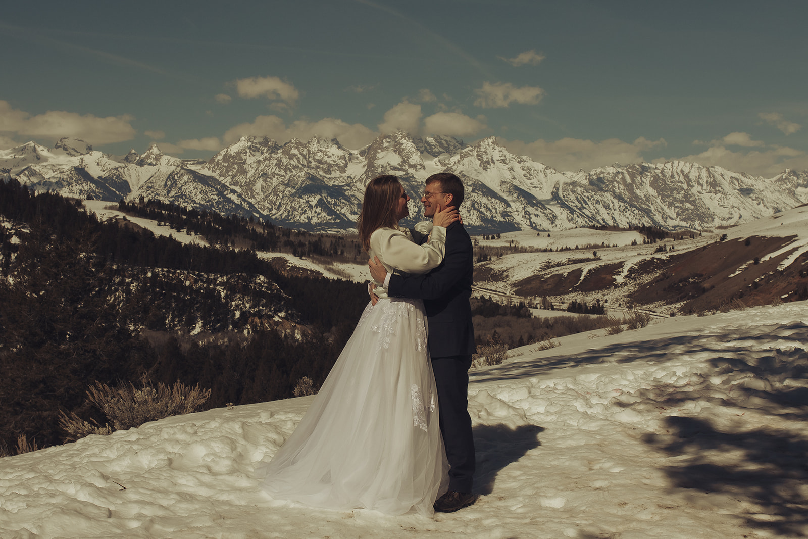 Nina + Trent Wedding Tree Elopement