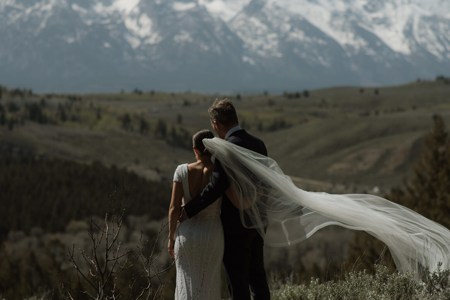 Summer Elopement at The Wedding Tree in Jackson Hole, Wyoming